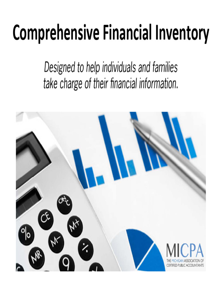 Financial Inventory Worksheet | PDF | Loans | Debt