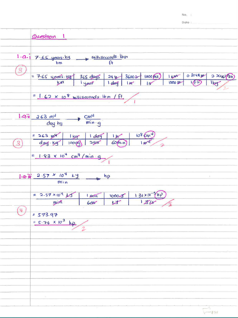 Scan Copy - Finals - Meb - Marking Scheme - May 2019 | PDF