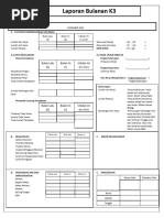 Contoh Lengkap Laporan K3 | PDF