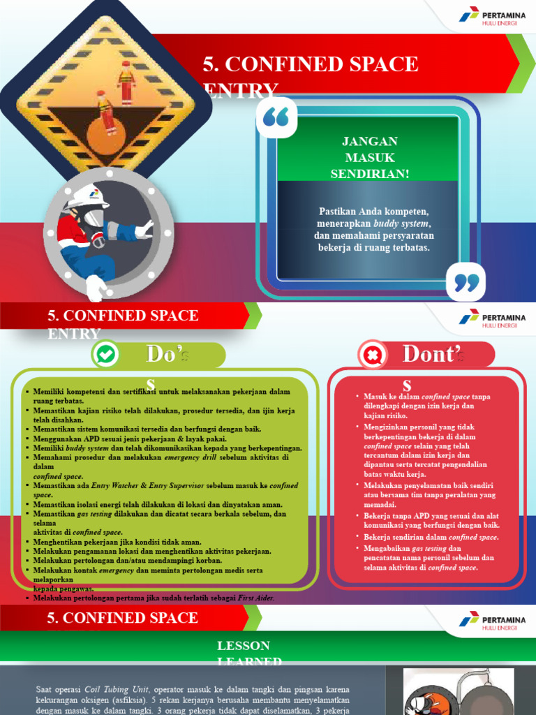 CLSR 5 CONFINED SPACE ENTRY | PDF