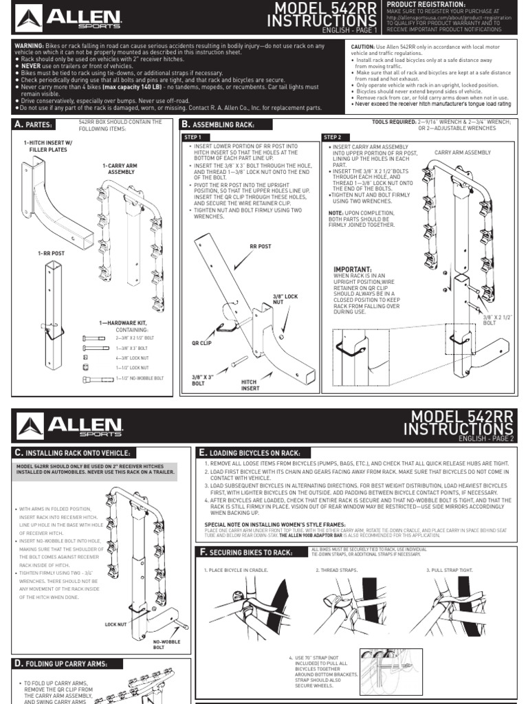 Allen | PDF | Nut (Hardware) | Motor Vehicle