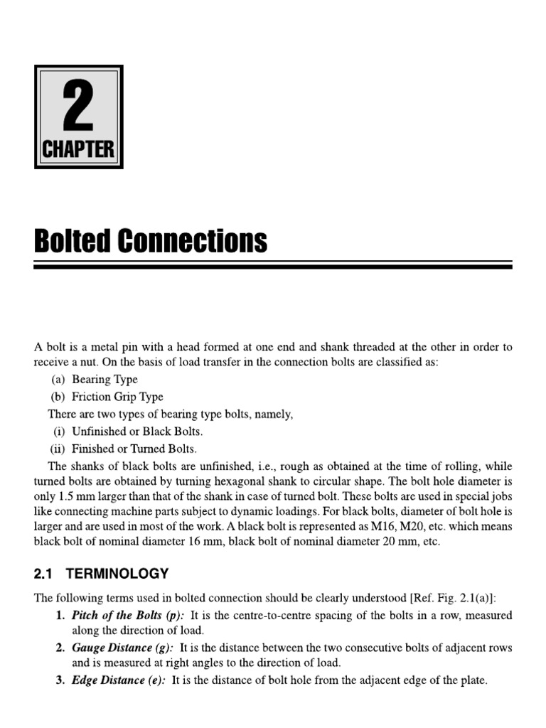 4 Bolted Connection | PDF