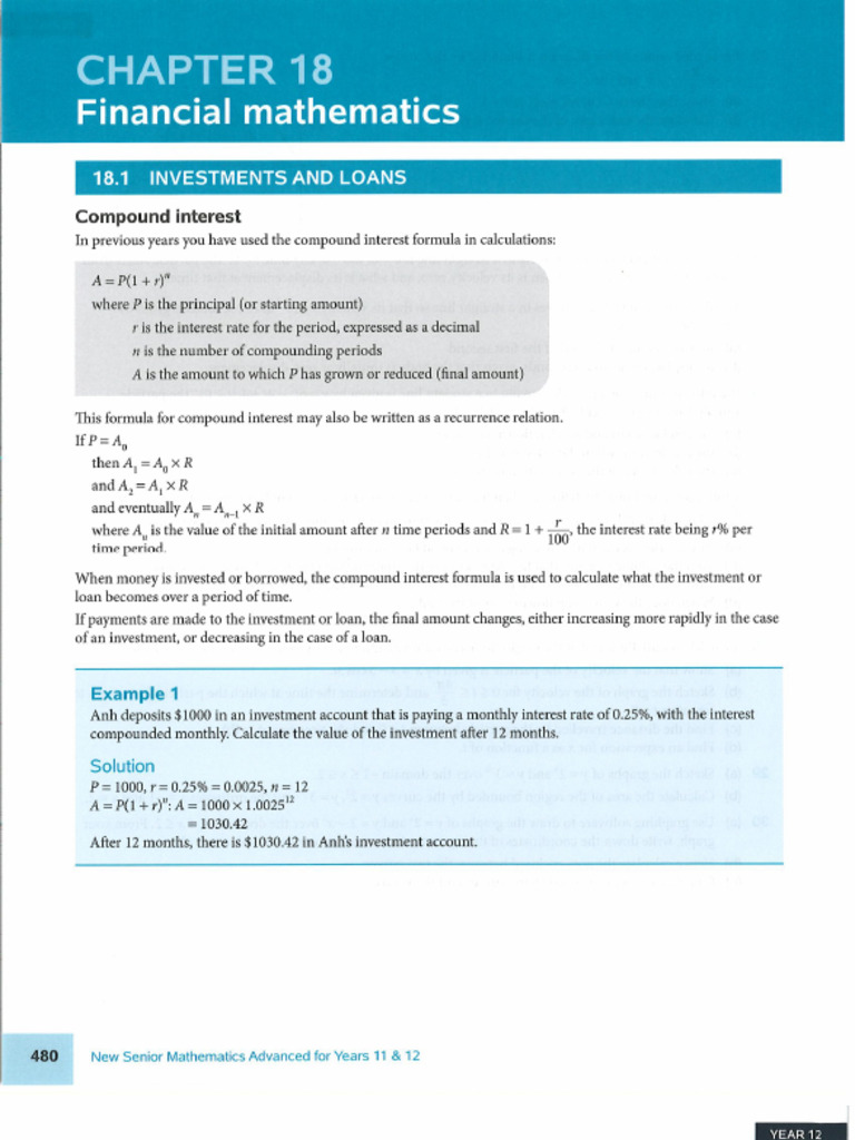 Financial Mathematics | PDF