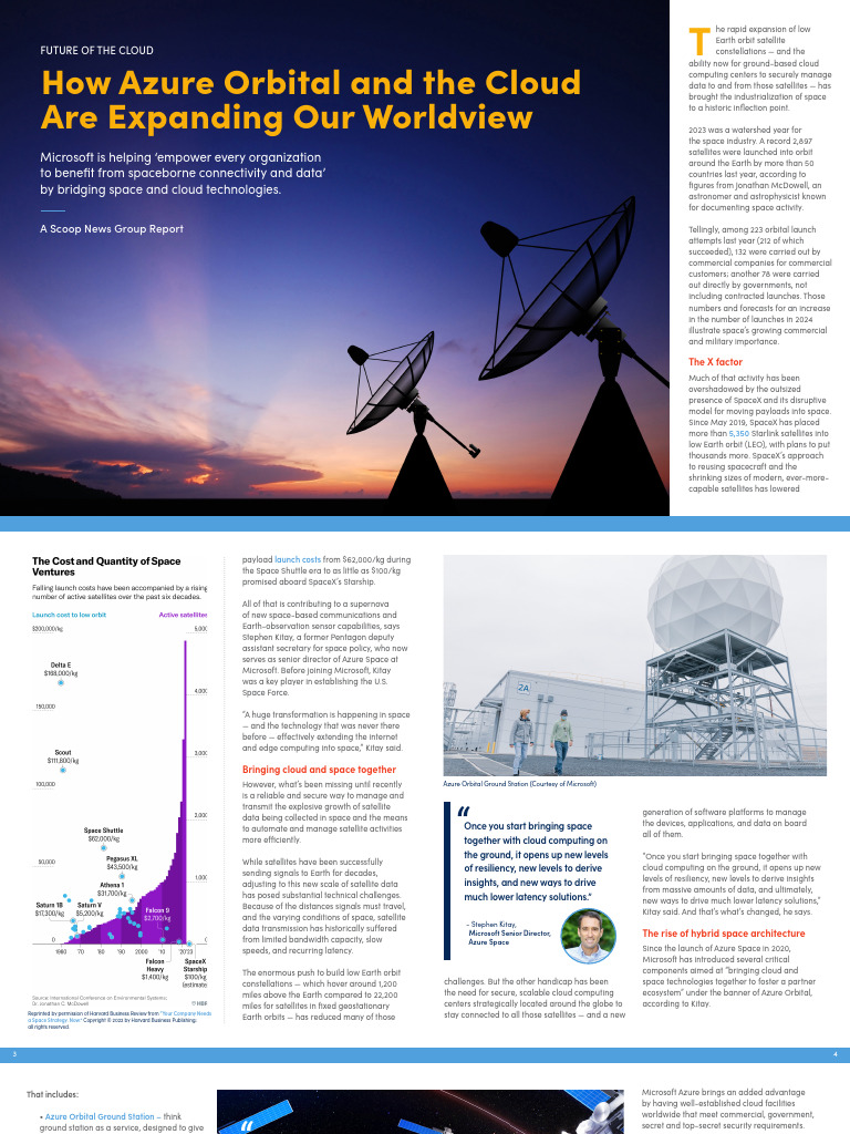 How Azure Orbital and Cloud Expand Worldview Report | PDF | Satellite ...
