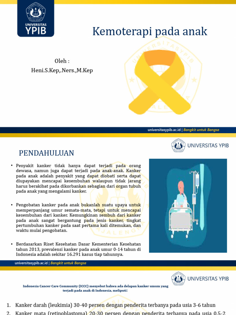 7A. Kemoterapi Pada Anak | PDF | Kesehatan Holistik | Sains & Matematika
