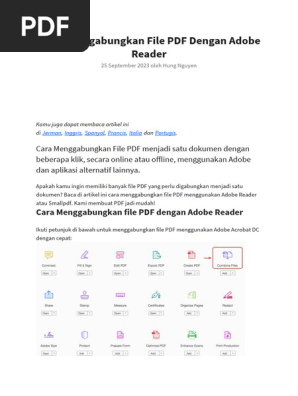 Beberapa Pdf Jadi Satu Cara Menggabungkan File PDF Menjadi Satu Dengan