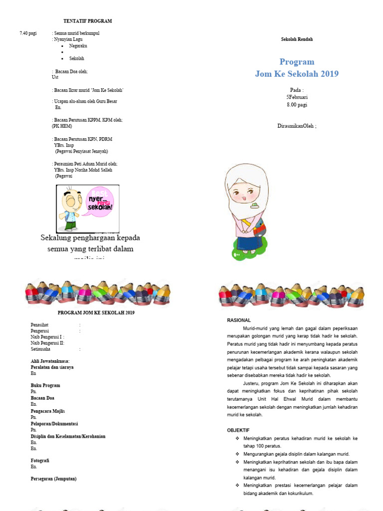 Buku Program Jom Ke Sekolah | PDF