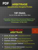 Perjanjian Dan Klausula Arbitrase 2024 | PDF