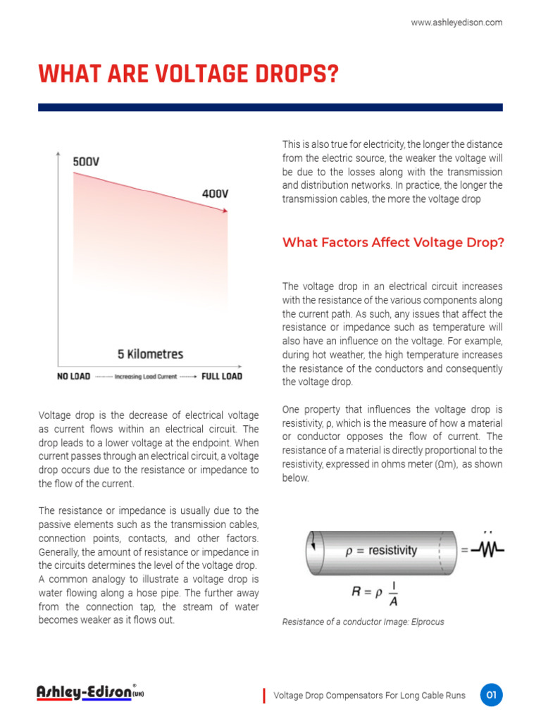 VOLTAGE DROP COMPENSATORS FOR LONG CABLE RUNS - Ashley Edison ...