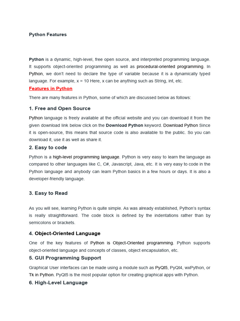 Python Notes | Download Free PDF | Python (Programming Language ... Python Notes | Download Free PDF | Python (Programming Language ...