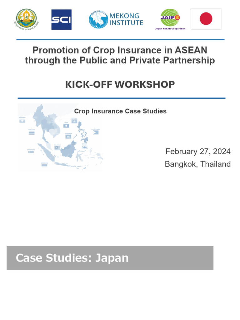 Case Studies - Rev | PDF | Insurance | Crop Insurance