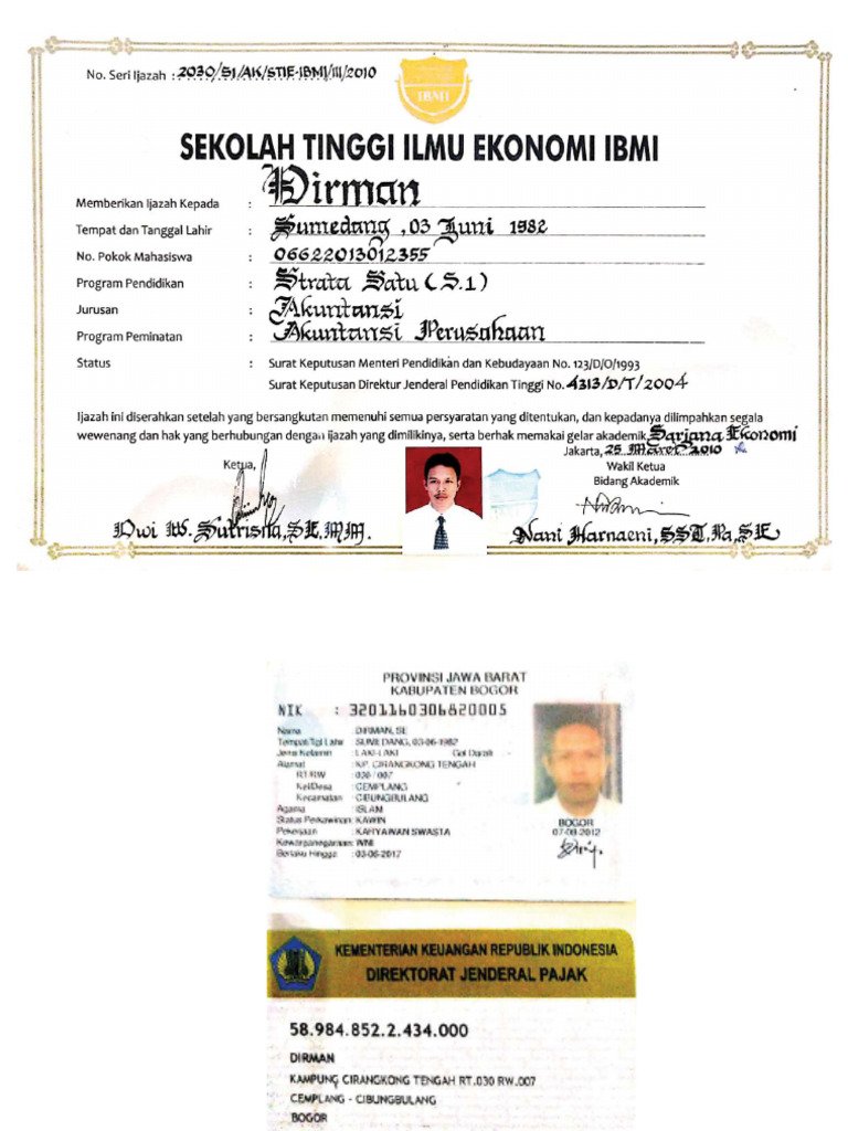 Ekonomi Akuntansi - Dirman | PDF