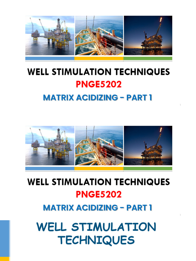 WST - Matrix Acidizing Part 1 | PDF | Viscosity | Emulsion