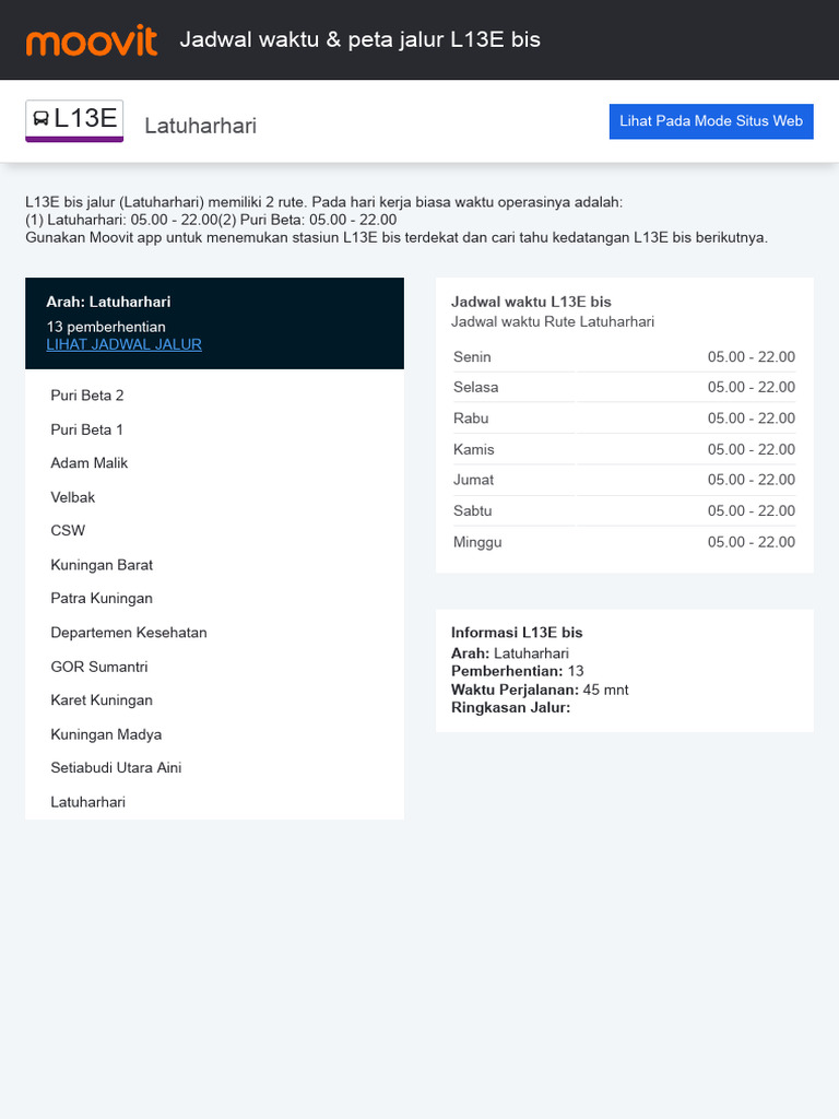 Rute Puri Beta | PDF