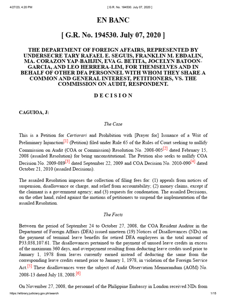 E-Library Search - Supreme Court E-Library | PDF | En Banc | Lawsuit