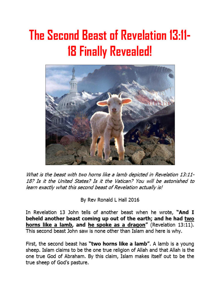 Revelation's Second Beast Explained | PDF | Number Of The Beast | Jesus