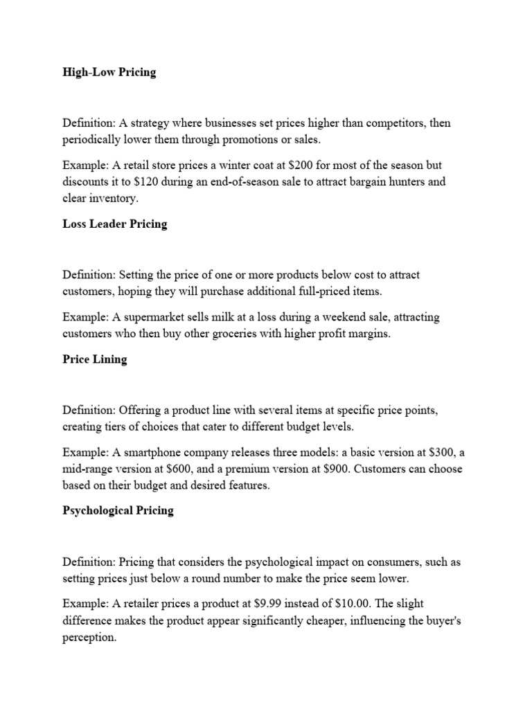 Pricing | Download Free PDF | Pricing | Prices