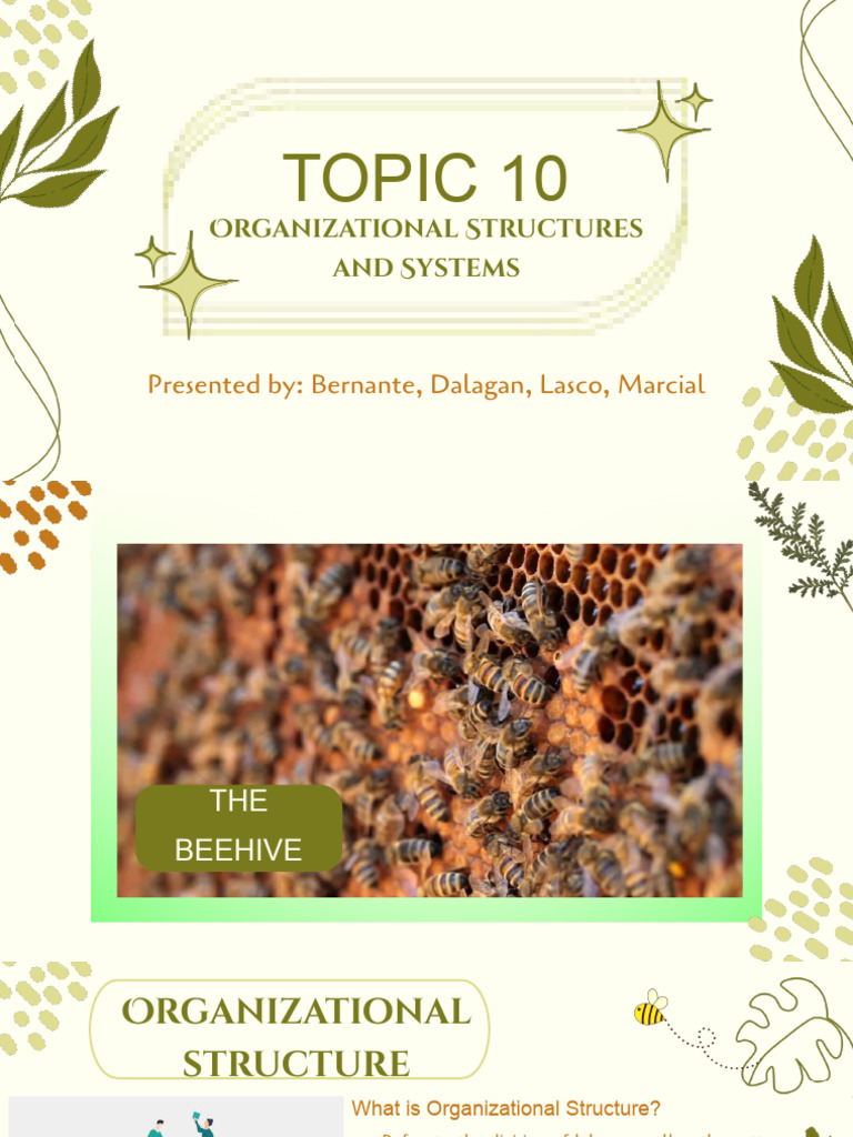 FINAL PPT Topic 10 Organizational Structures and Systems | PDF ...