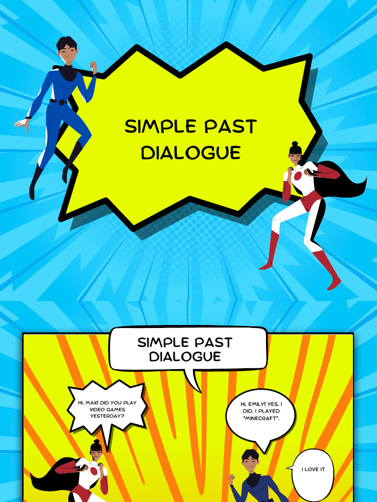 Colorful Illustrative Superhero Identity Comic Strip Collaborative ...