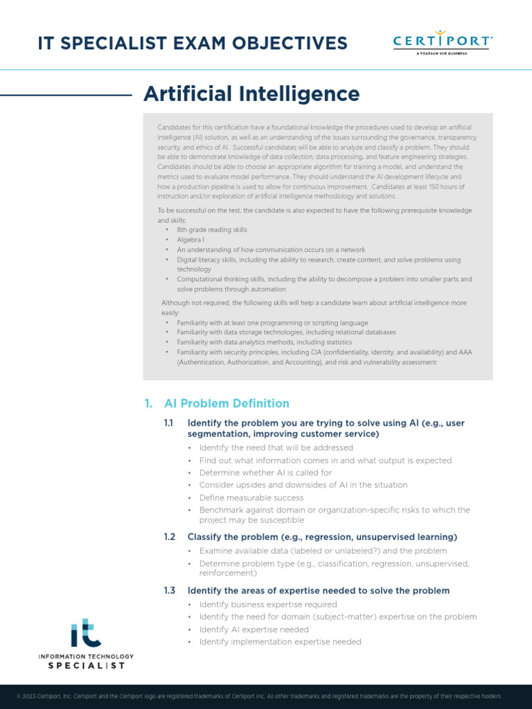 ITS OD 307 Artificial Intel 1023 | PDF | Artificial Intelligence | Intelligence (AI) & Semantics