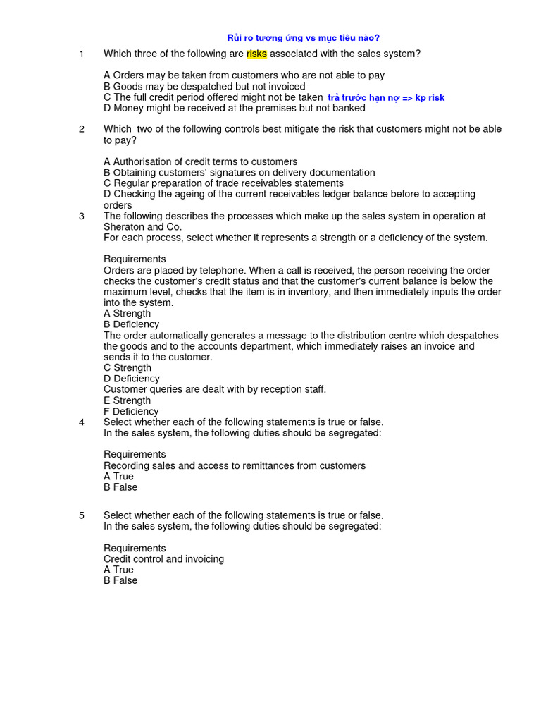 MCQ 1 | PDF | Business