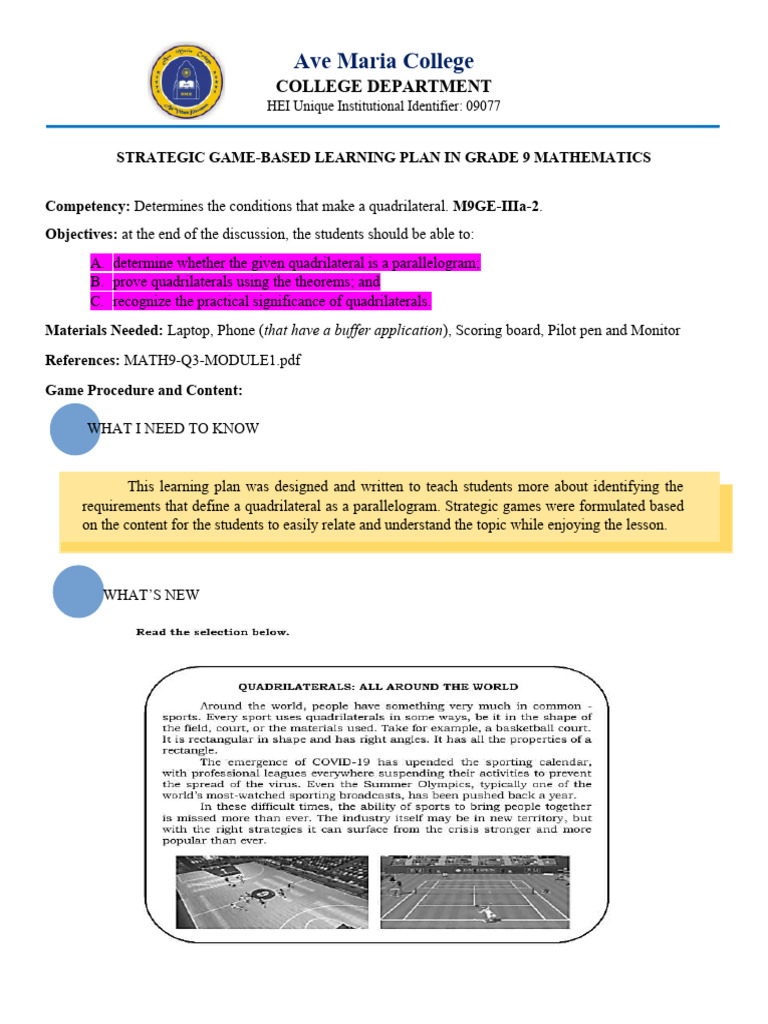 Learning plan 10 | PDF | Learning | Cognition