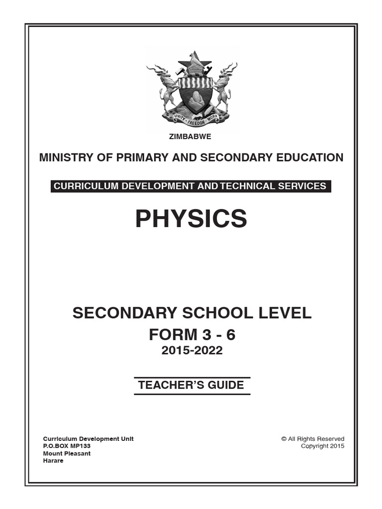 PHYSICS FORMS 3-6 | Download Free PDF | Force | Heat