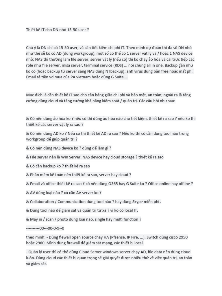 Thiet Ke Cho Doanh Nghiep Nho | PDF