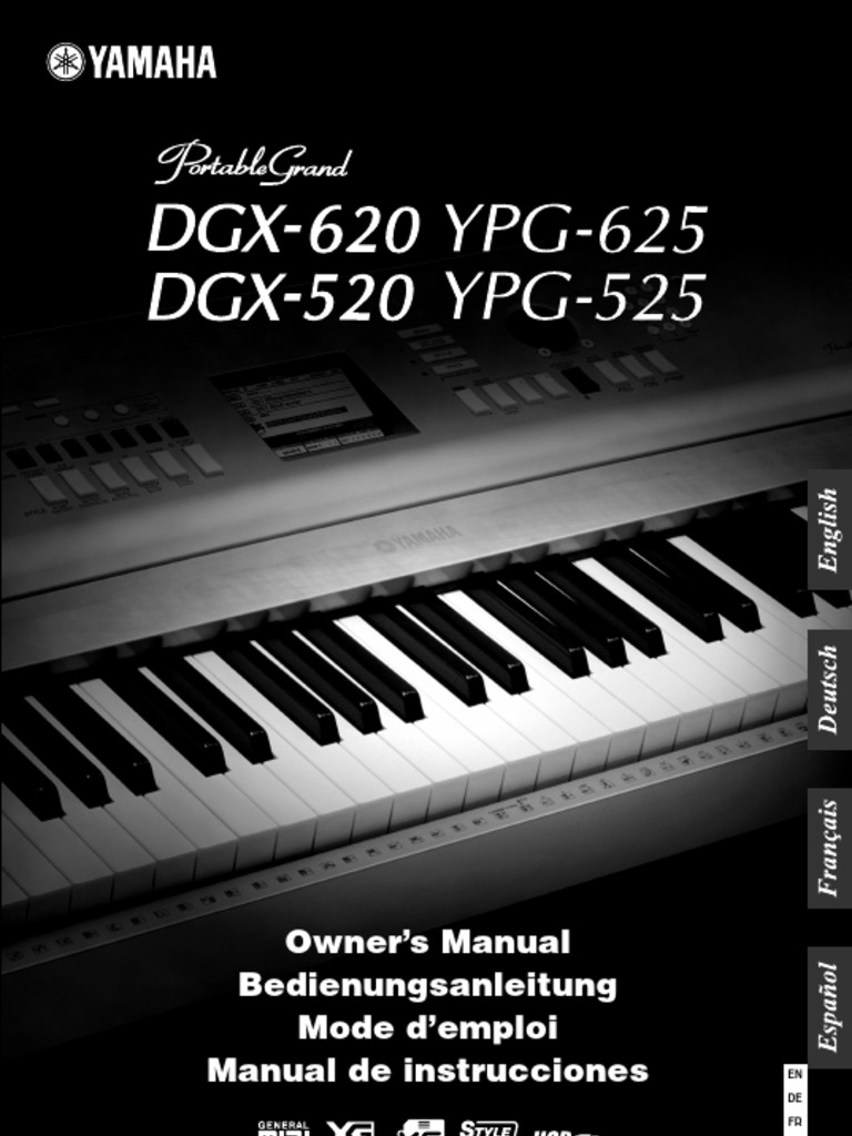 DGX 520 Manual | PDF | Rechargeable Battery | Electricity