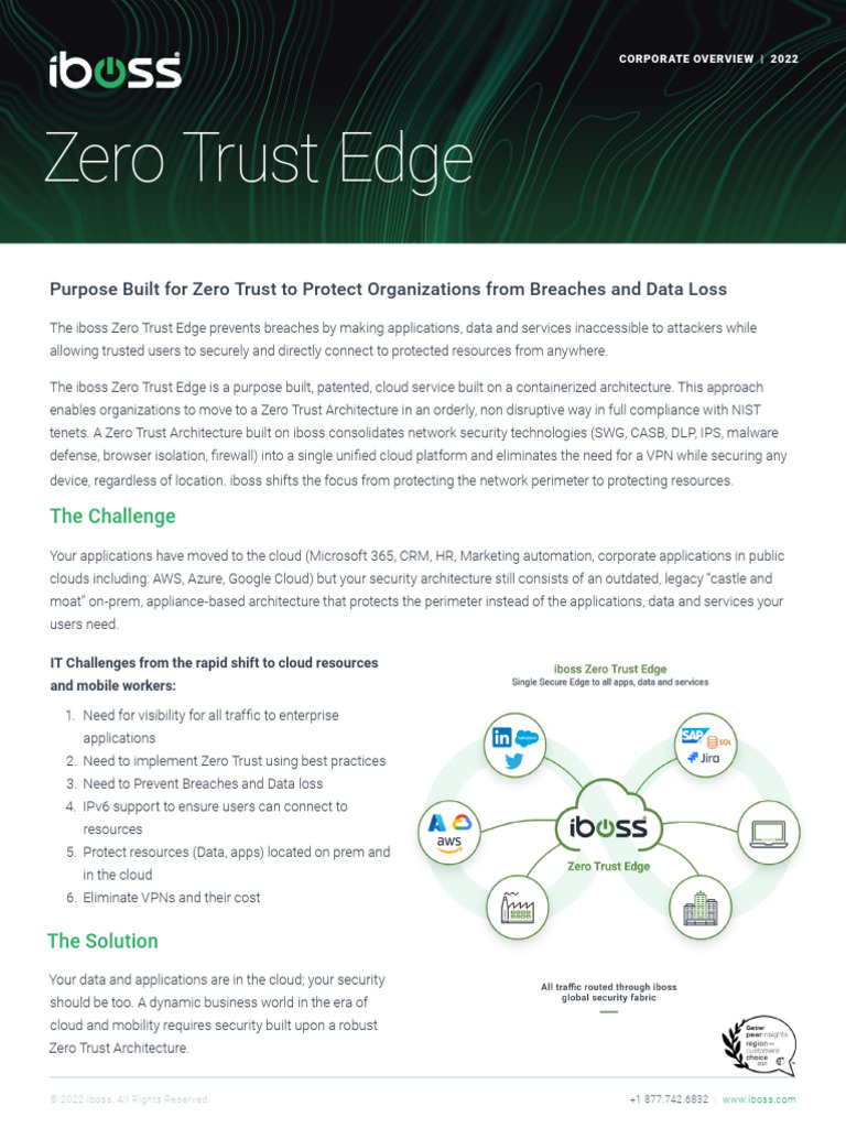 Iboss Corporate-Overview | PDF | Cloud Computing | Security