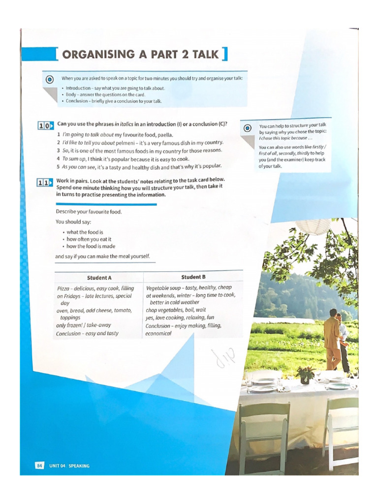 Organising a Part 2 Talk] | PDF