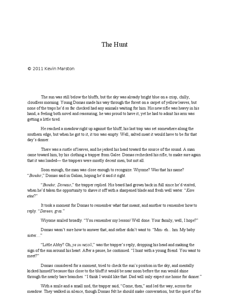 The Hunt | PDF | Nature
