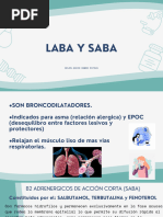 Broncodilatadores: SABA, LABA y LAMA | PDF
