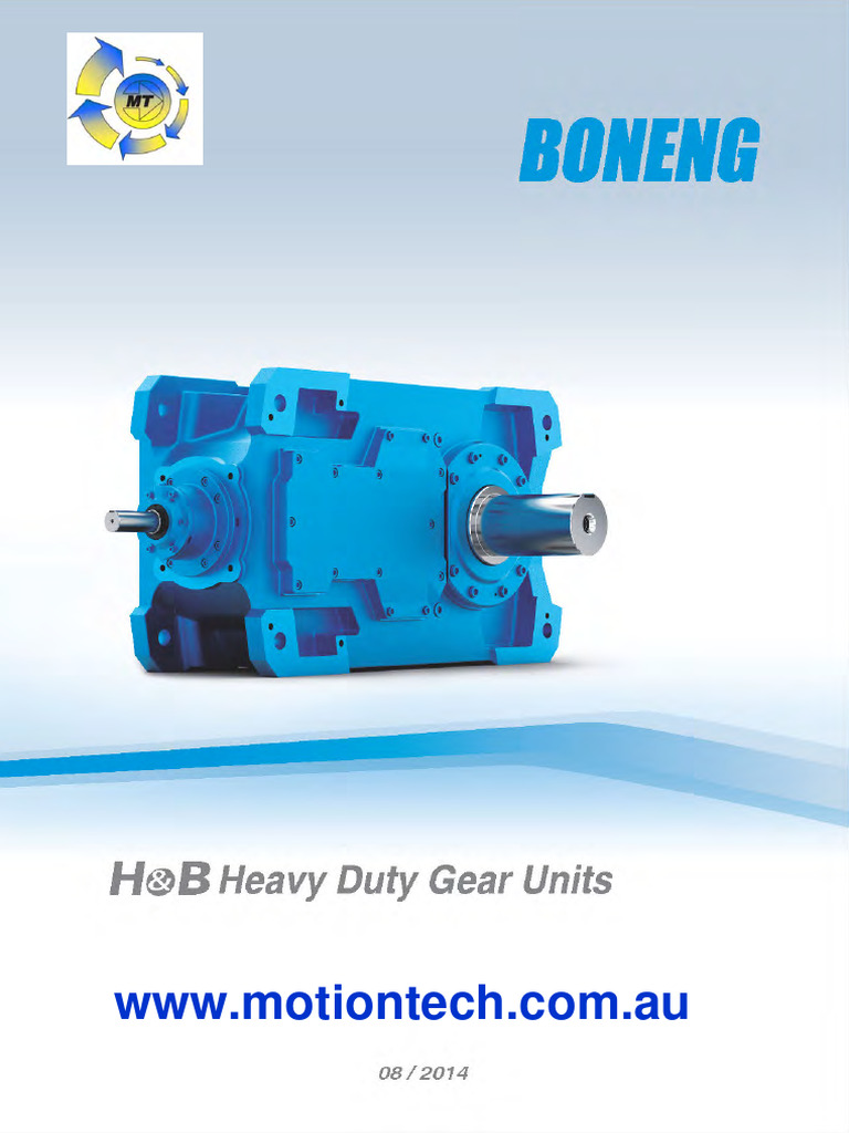 H B Series Heavy Duty Gearbox Sizes 4 To 12 060416 | Download Free PDF ...