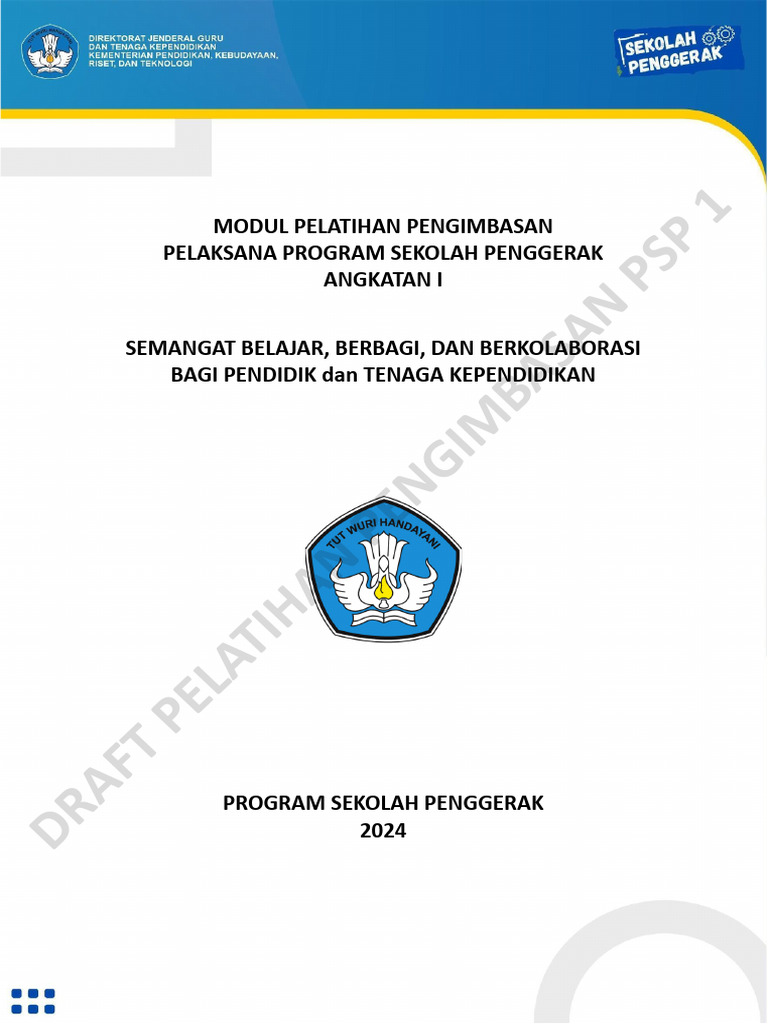 Modul Semangat Belajar, Berbagi Dan Berkolaborasi Bagi Pendidik Dan Tenaga Kependidikan | PDF