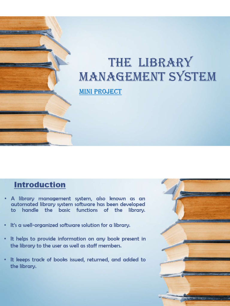 Library Management System Overview | PDF | Password | Libraries