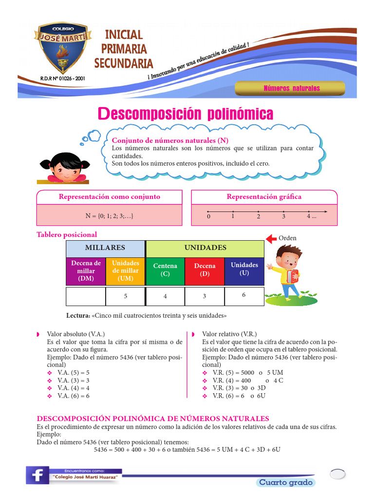 Aritmética Números Naturales 01 Pdf Número Natural Conceptos