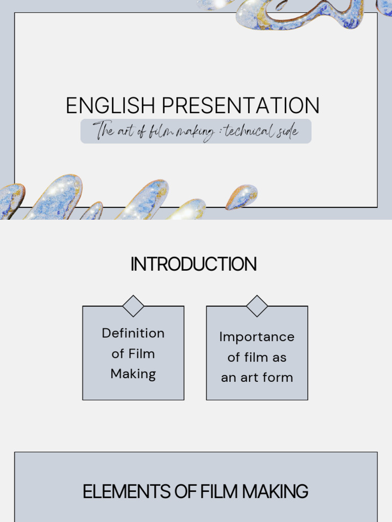 English Presentation | PDF