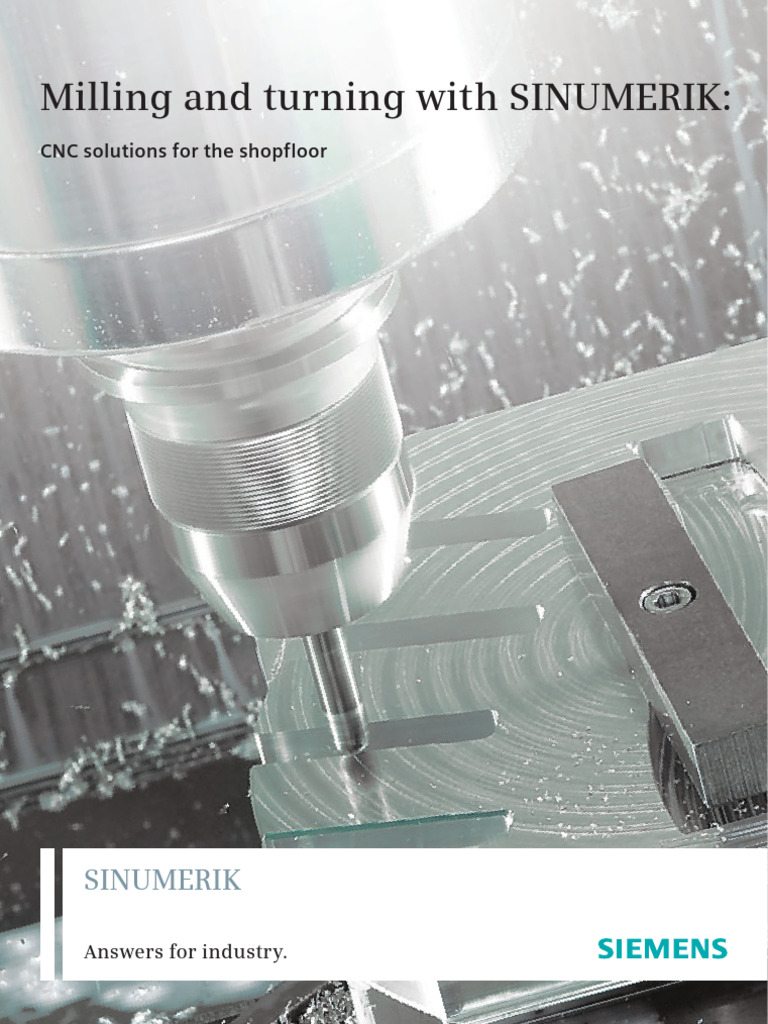 CNC Solutions For The Shopfloor | PDF | Machining | Numerical Control
