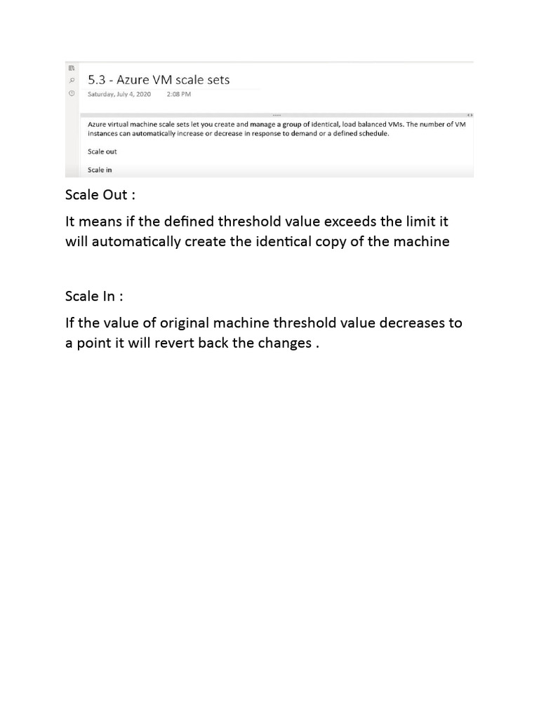 Virtual Machine Scale Set | PDF