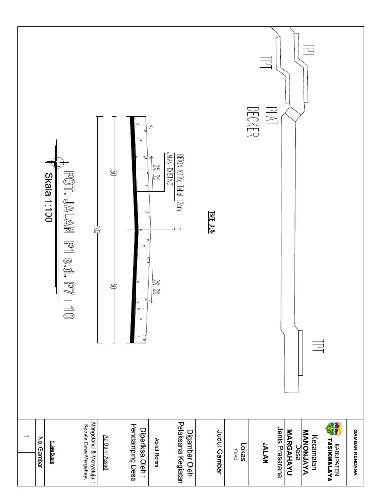 Jalan RT 018-022 - Copy 1 | PDF