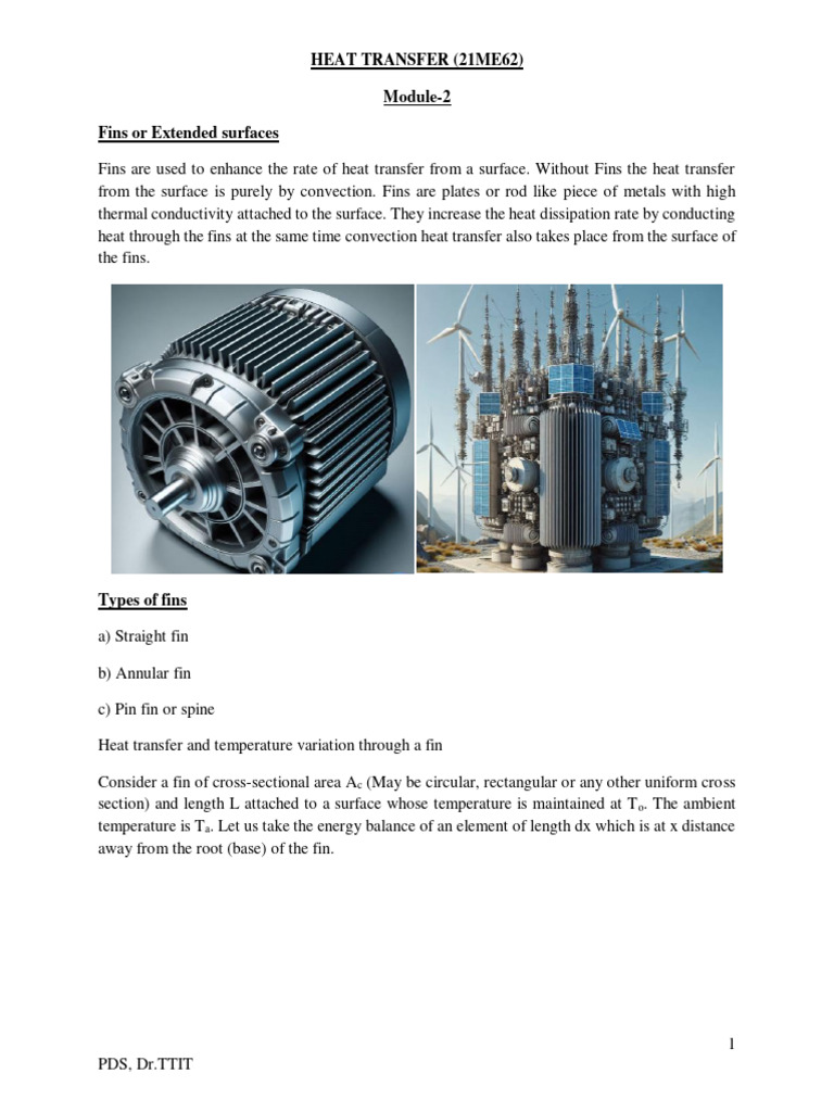 HT Notes Module-2 | PDF | Heat Transfer | Quantity