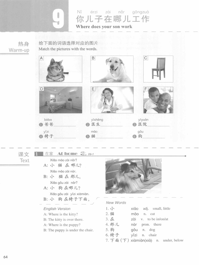 Hsk 1 Lesson 9 Pdf