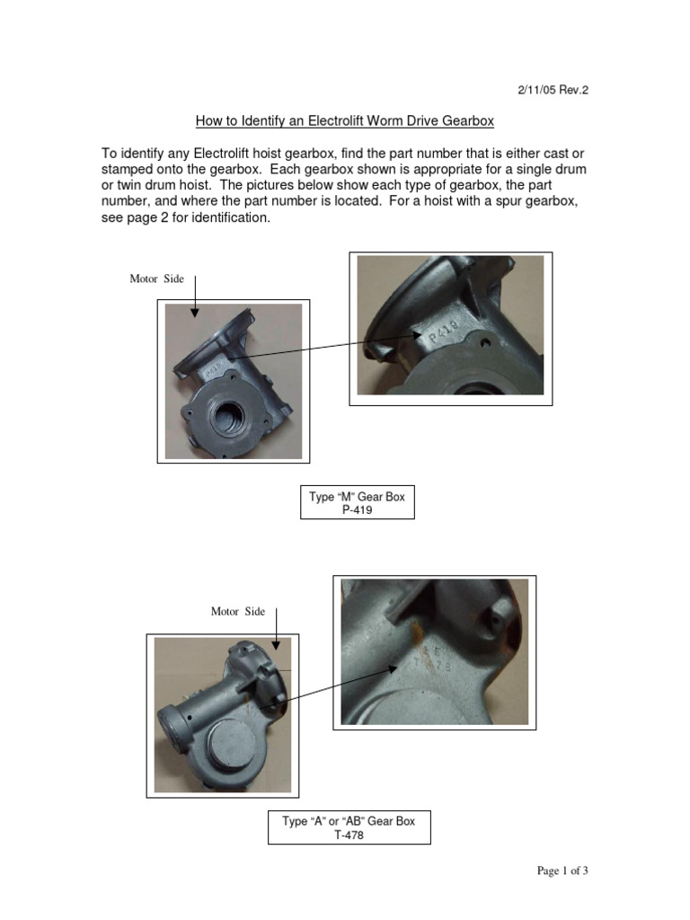 Gearbox Identification | PDF