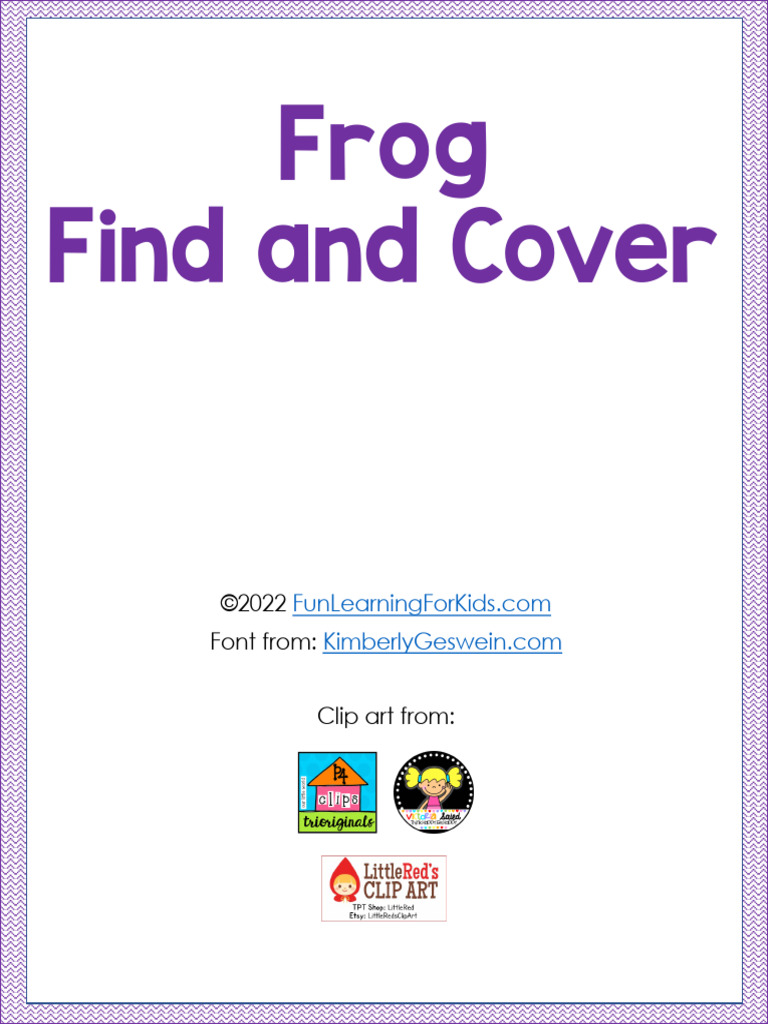 Frog Find and Cover Alphabet Mats | PDF | Multimedia | Computer ...