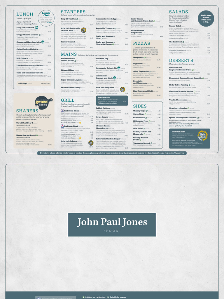 Bay Filey Main Menu JPJ Resized | PDF | Hamburgers | French Fries
