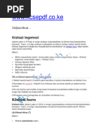 Ushairi Wa Kiswahili | PDF