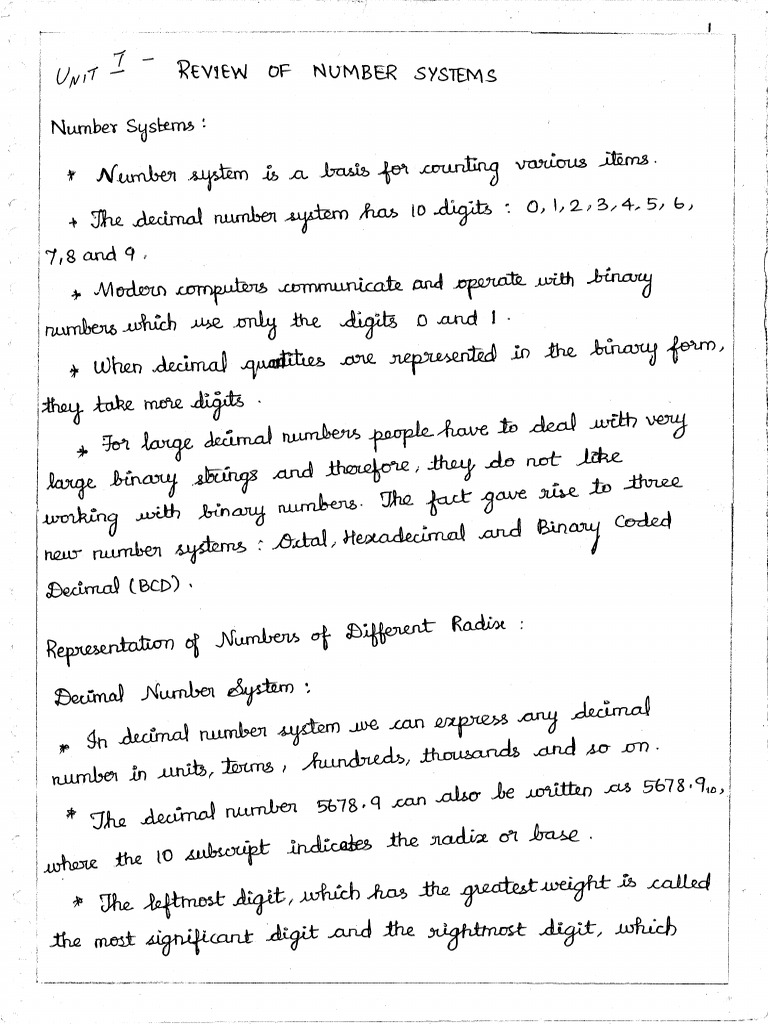 Number Systems | PDF