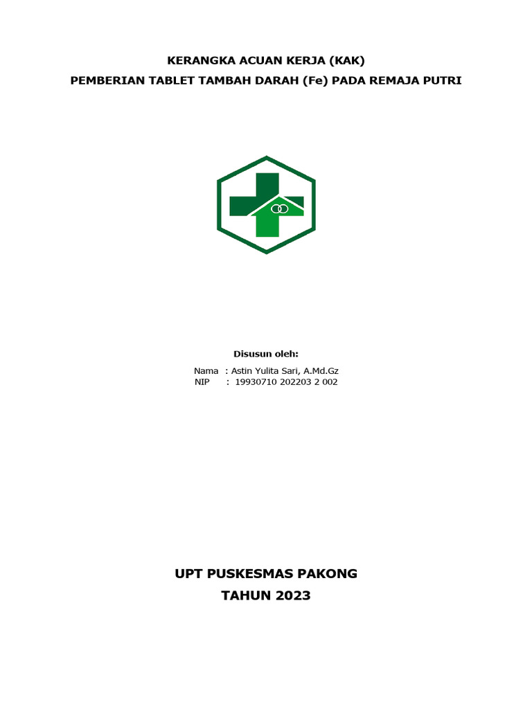 Pemberian TTD untuk Remaja Putri | PDF