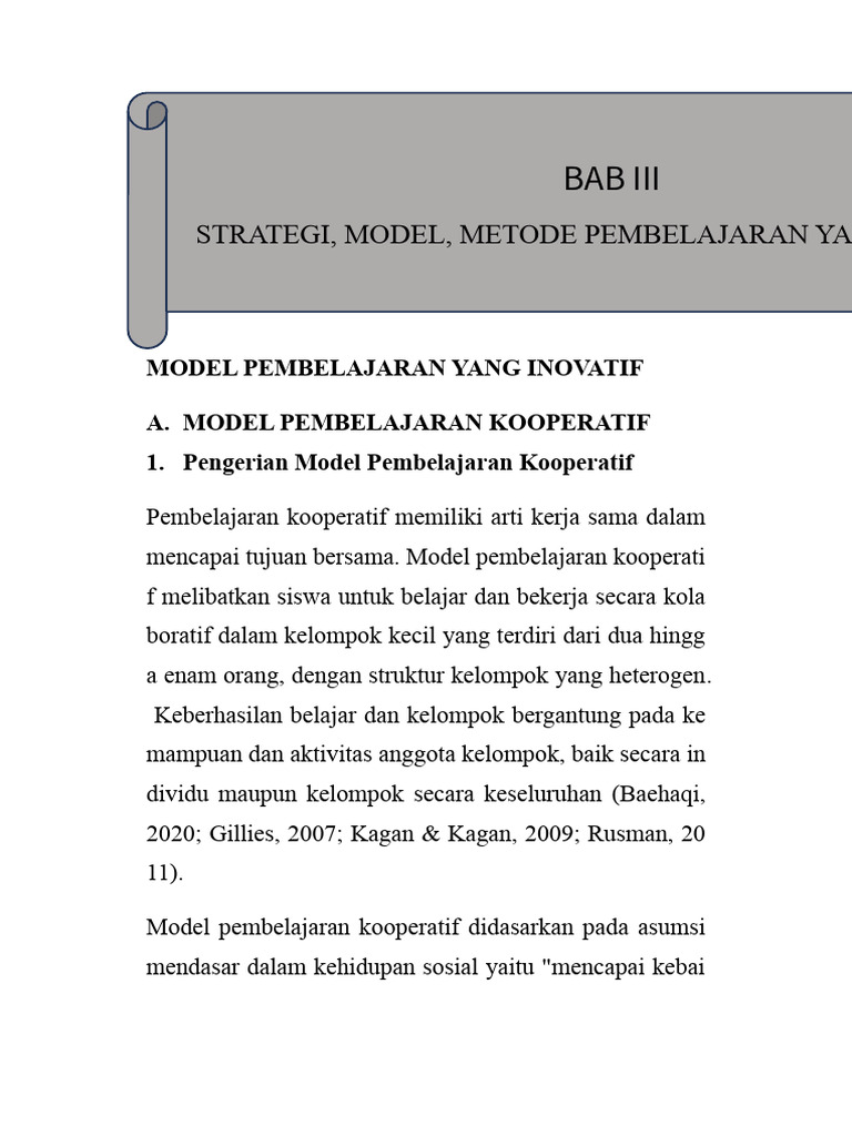 Model Inovasi Benar | PDF